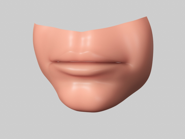 lip realistic lip human lip 3D model | CGTrader