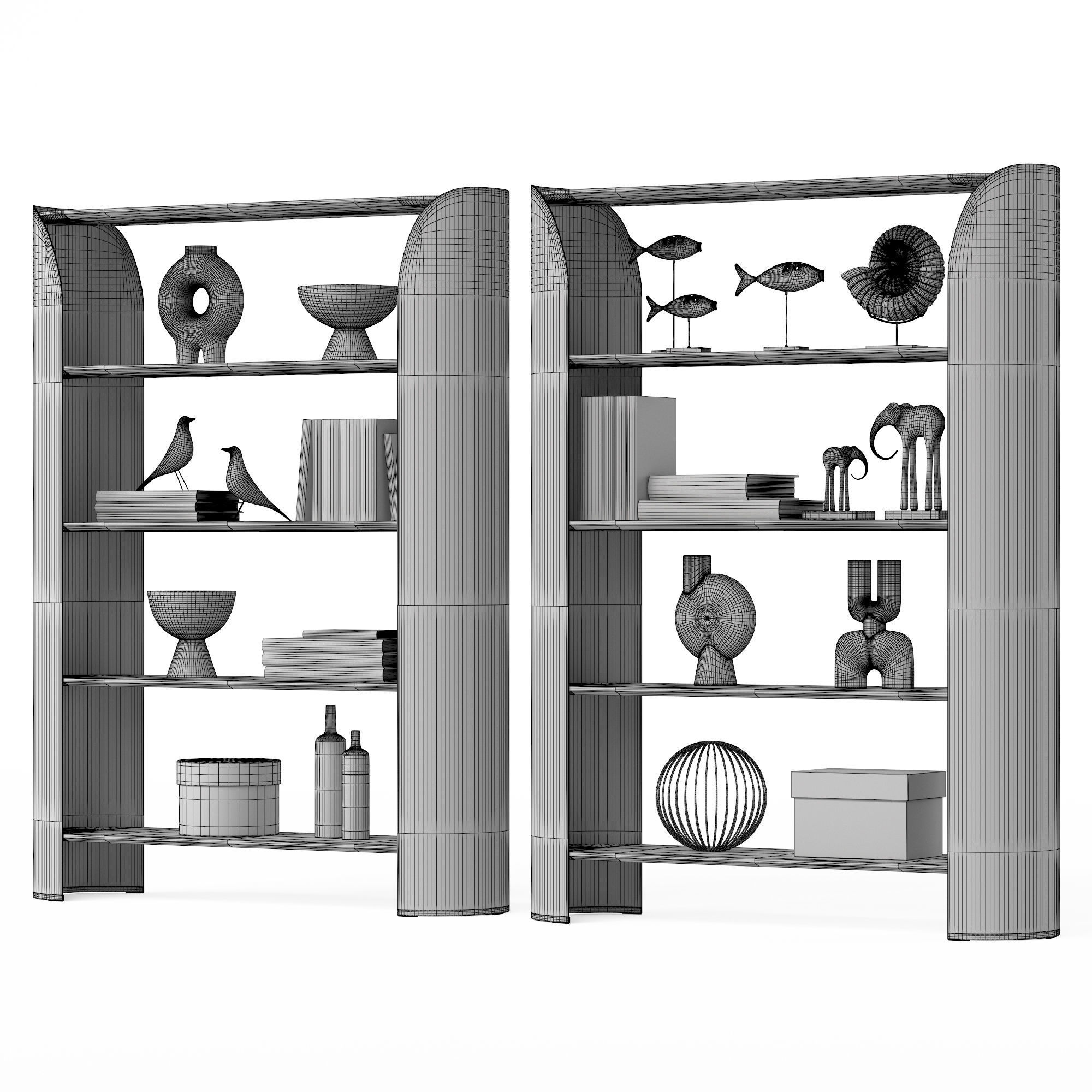 Davis Vida shelving 3D model | CGTrader