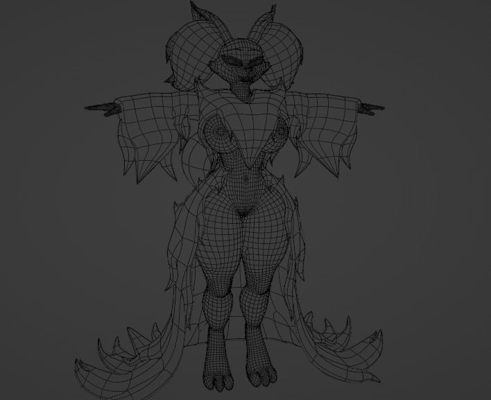 3D model Delphox 3D NSFW pokemon VR / AR / low-poly | CGTrader