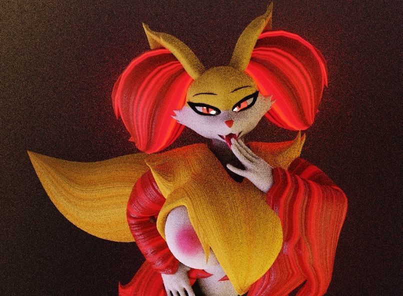 3D model Delphox 3D NSFW pokemon VR / AR / low-poly | CGTrader