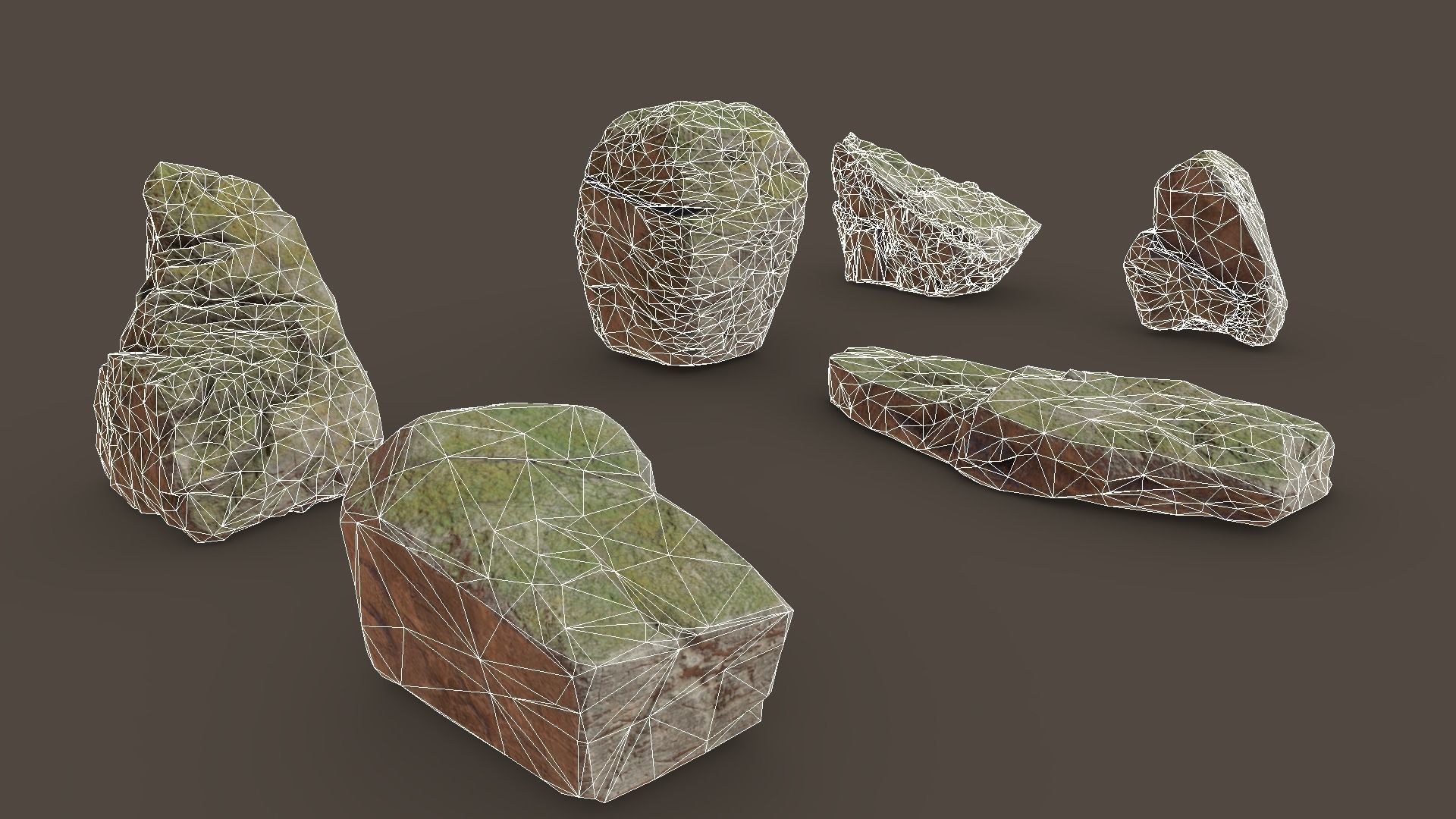 Realistic Rocks - Asset LowPoly - Free free VR / AR / low-poly 3D model ...