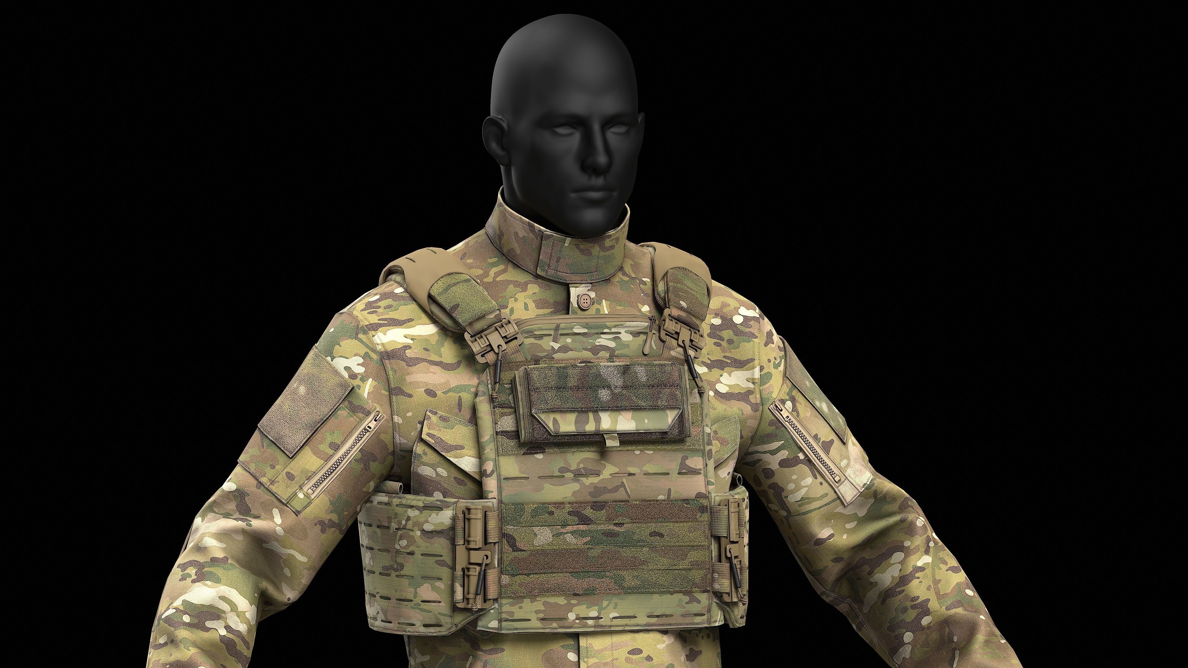 3D model Grid Reference Guide Organizer Pocket VR / AR / low-poly ...