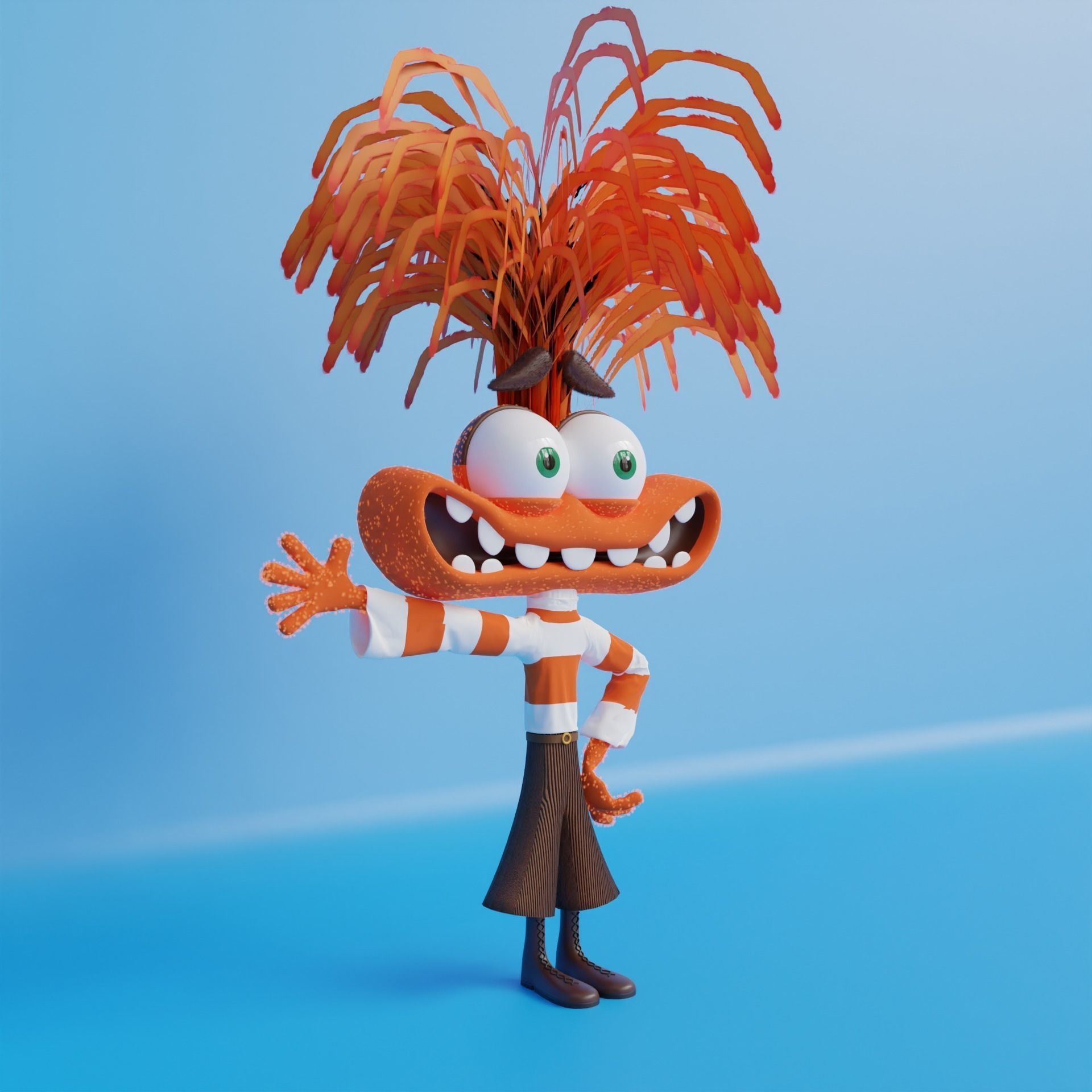 Anxiety from Inside Out 2 3D model | CGTrader