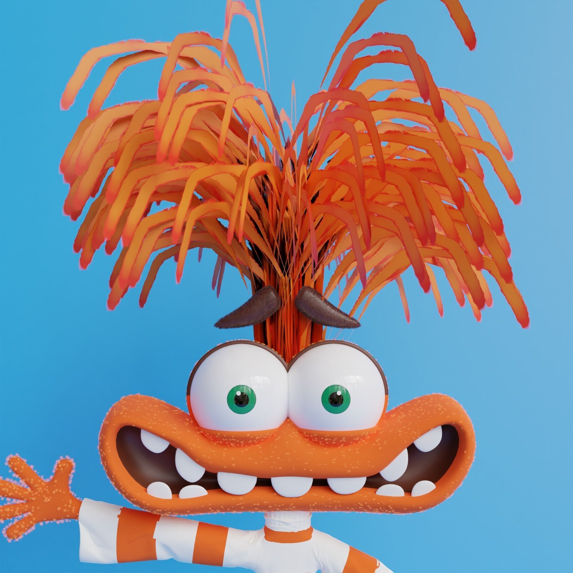 Anxiety from Inside Out 2 3D model | CGTrader