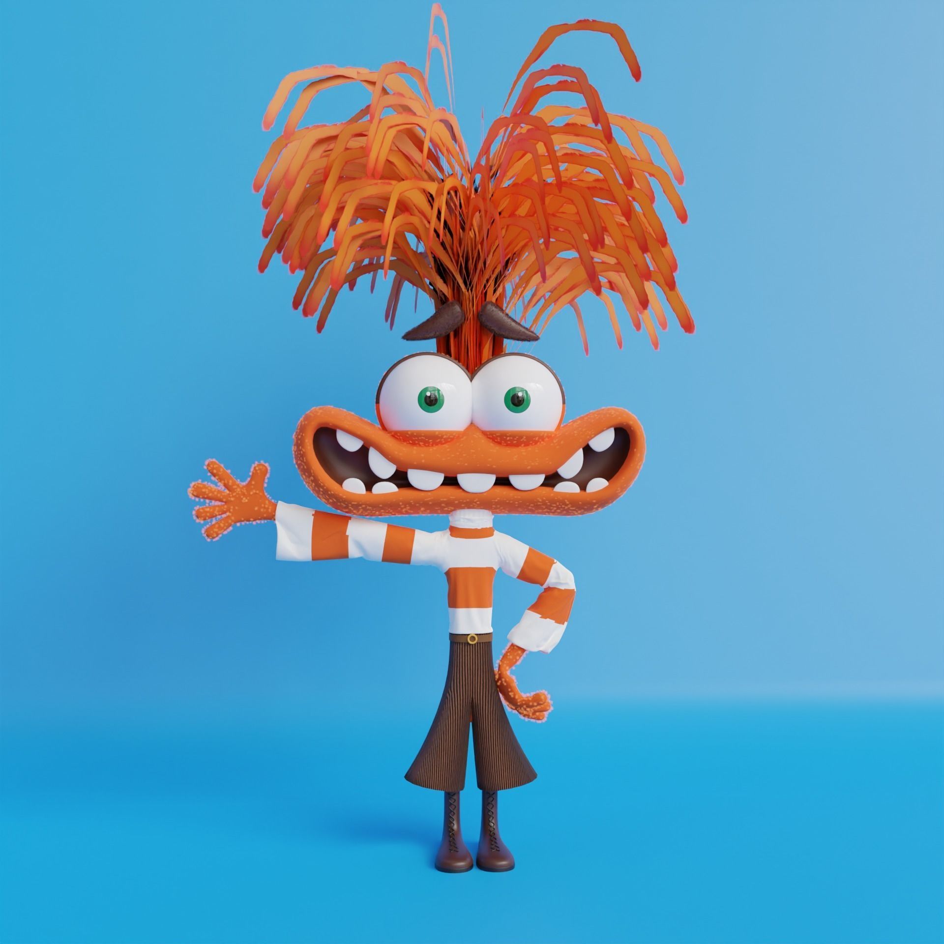 Anxiety from Inside Out 2 3D model | CGTrader