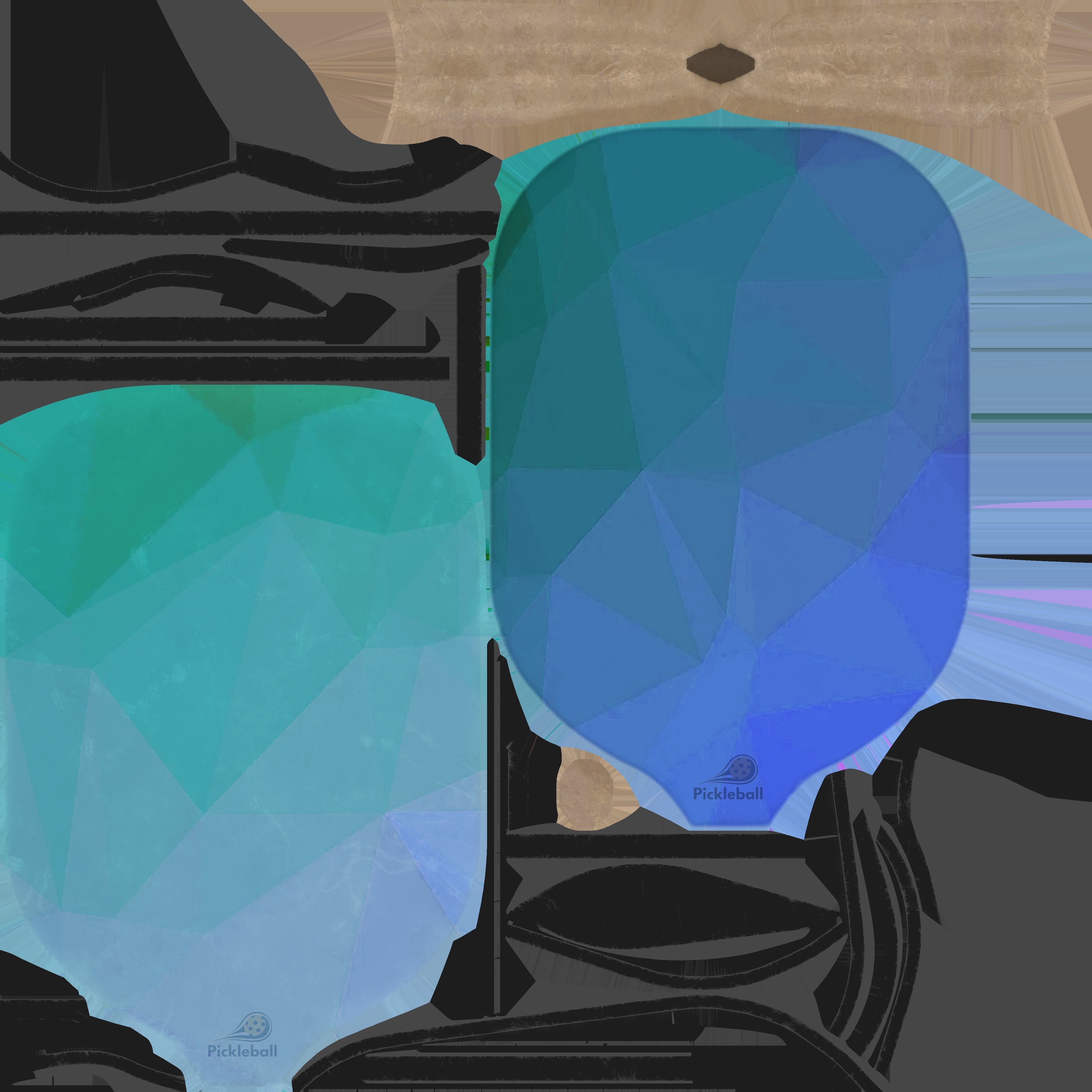 3D model Pickleball Court with 4K and 2K Textures VR / AR / low-poly ...