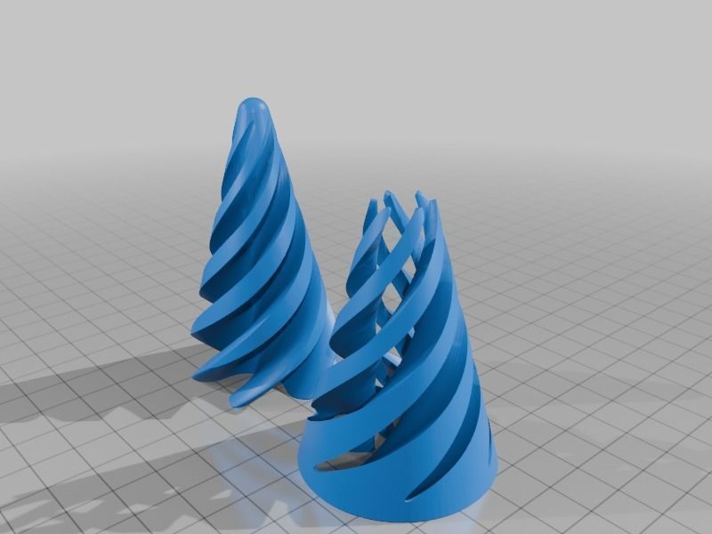 Fidget Spiral Cone - 3D Printable Model 3D model 3D printable | CGTrader