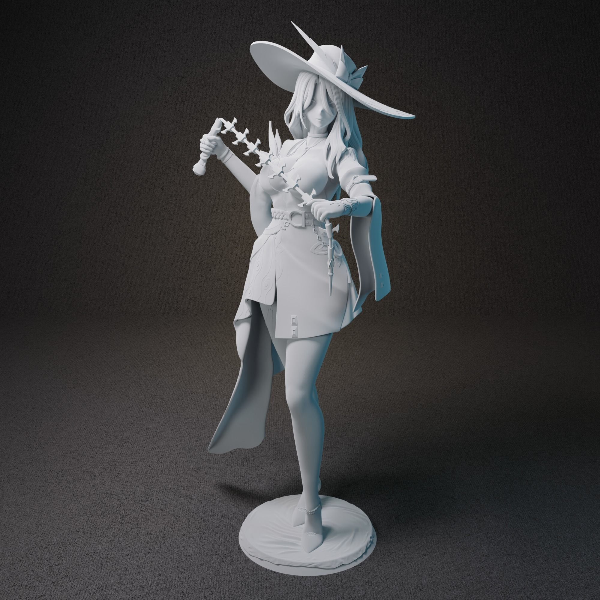 Jade from Honkai Star Rail 3D model 3D printable | CGTrader