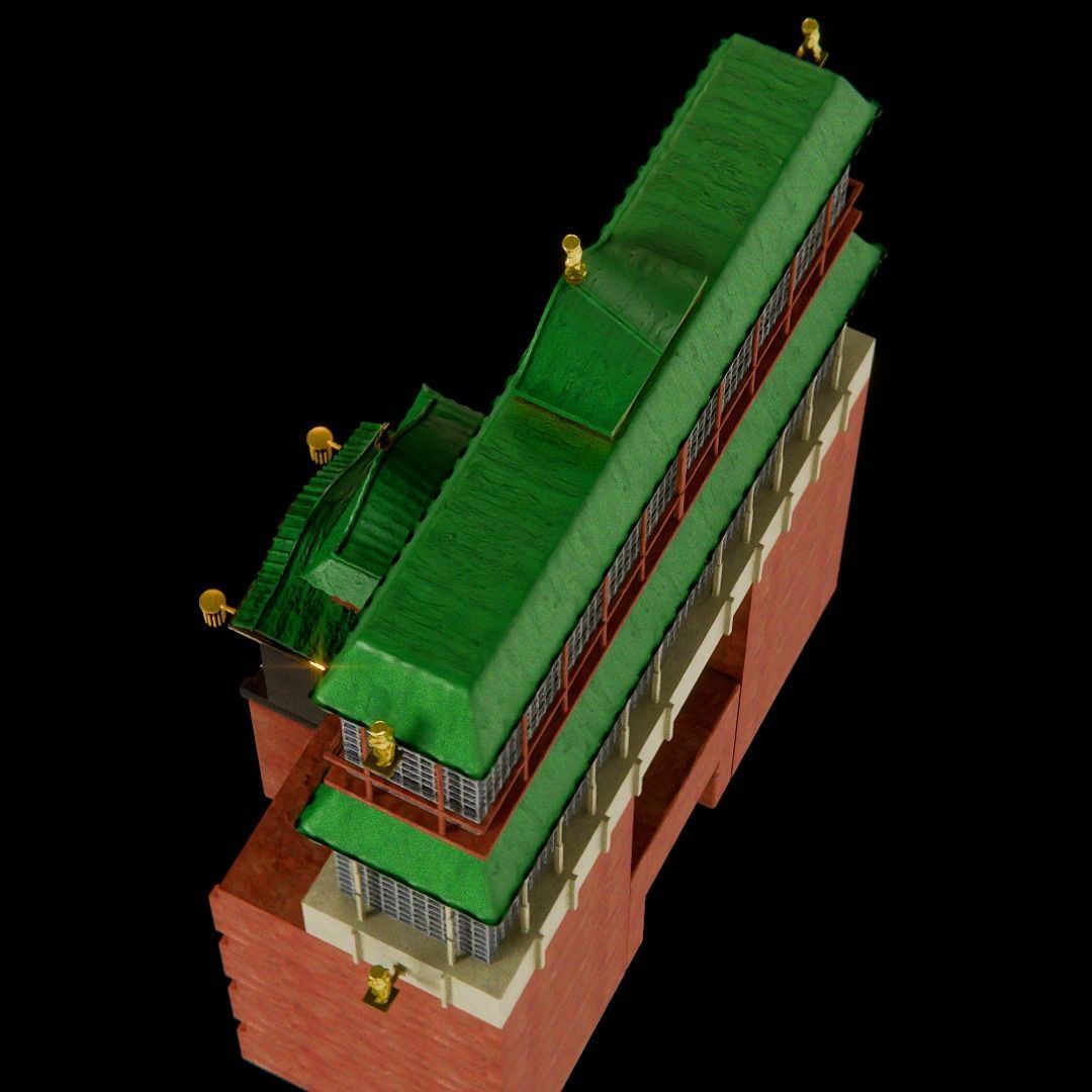 Japanese Dojo free 3D model | CGTrader