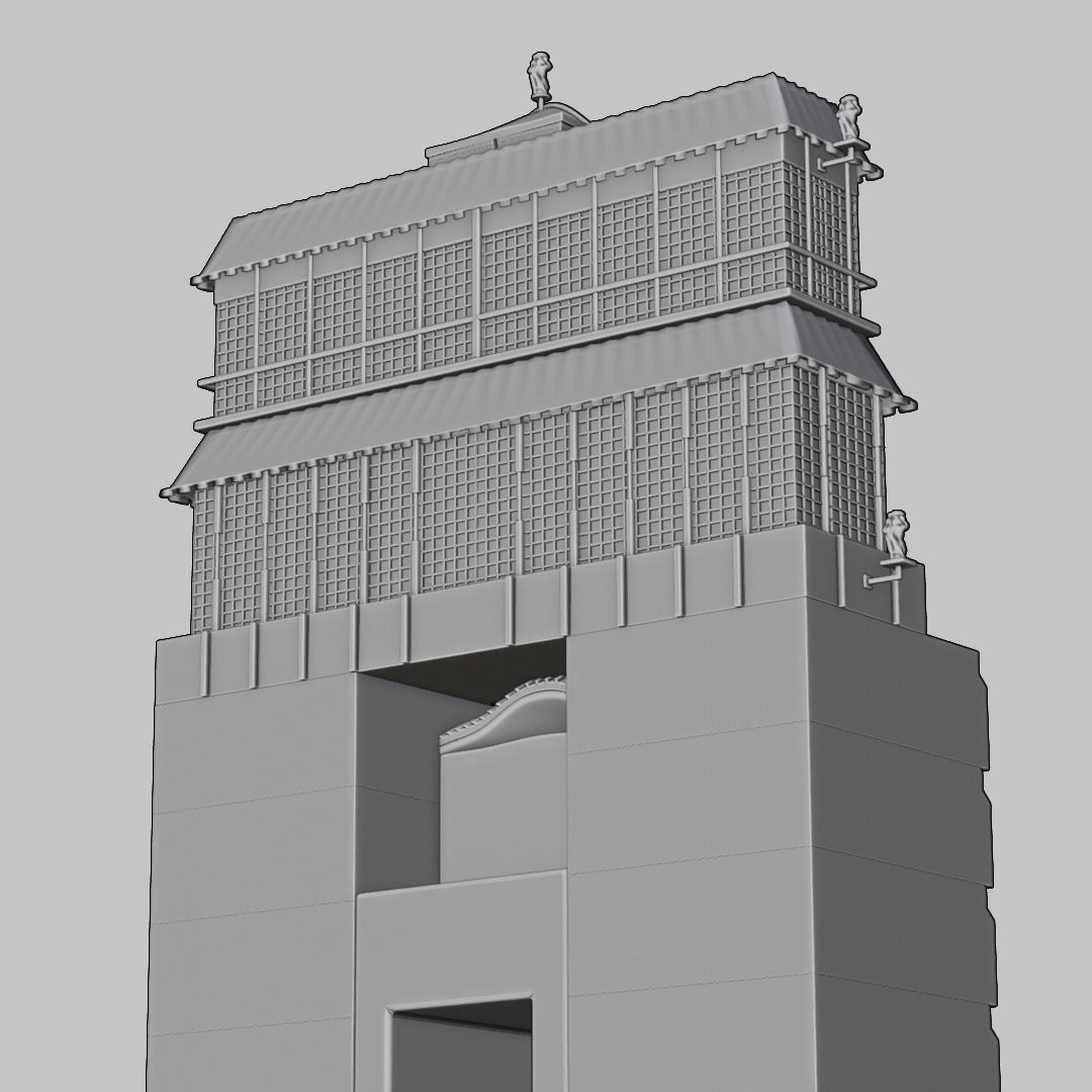 Japanese Dojo free 3D model | CGTrader