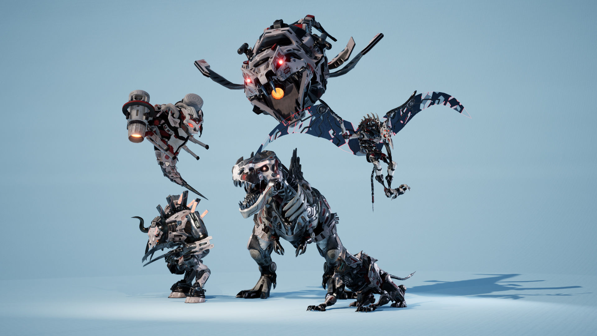 3D Model Collection Sci-fi Beast Pack VR / AR / low-poly | CGTrader