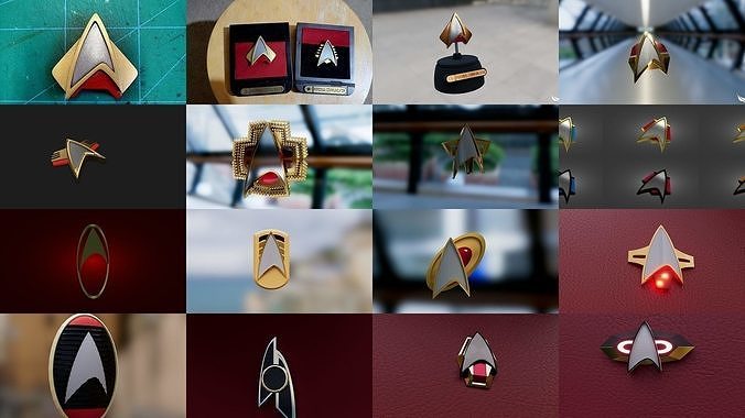 Combadge Collection 3D printable | CGTrader