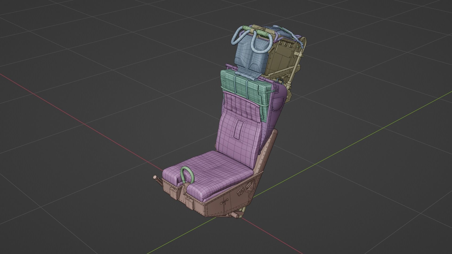 Martin Baker Mk3h Ejection Seat 3D model 3D printable | CGTrader