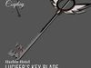 Lucifer Morningstars Keyblade 3D Model Hazbin Hotel Cosplay 3D model 3D ...