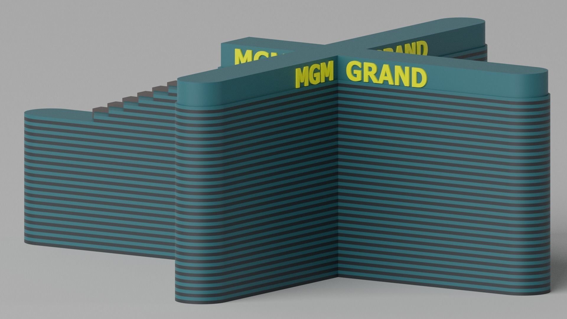 MGM Grand Building Las Vegas 3D model | CGTrader