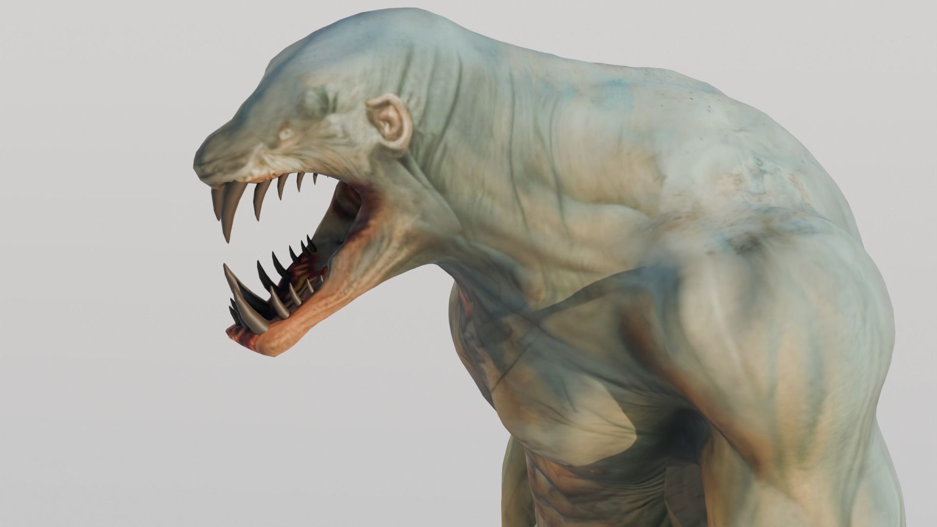Monster alien creature free 3D model | CGTrader
