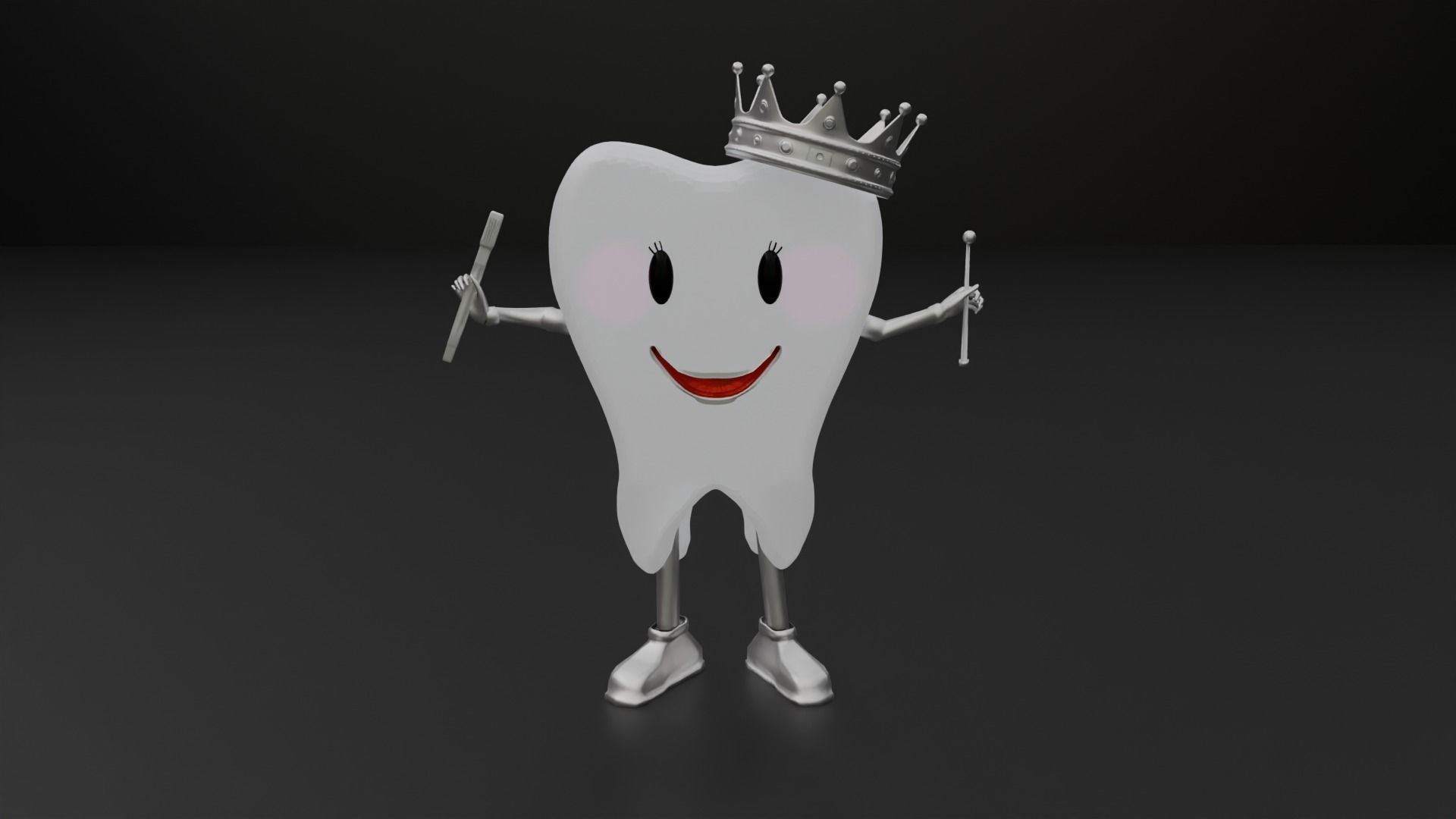 Tooth 3d model free 3D model animated rigged | CGTrader