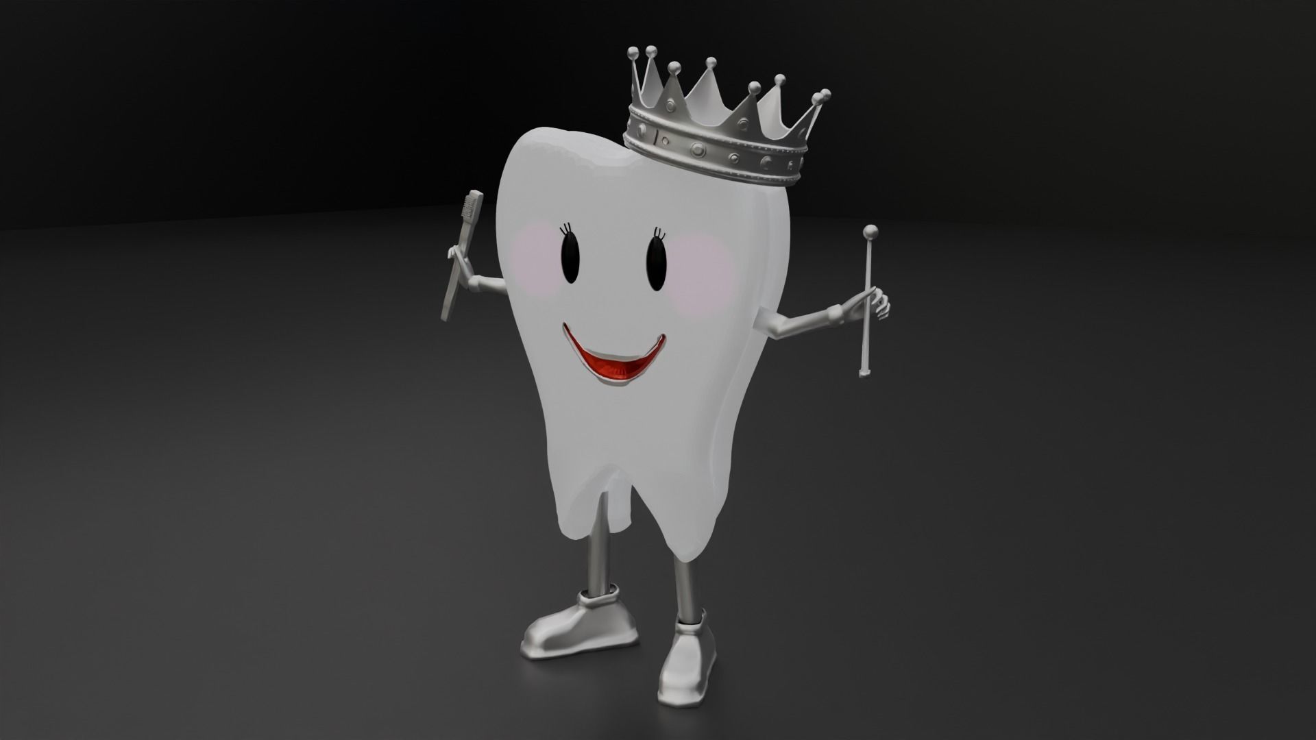 Tooth 3d model free 3D model animated rigged | CGTrader