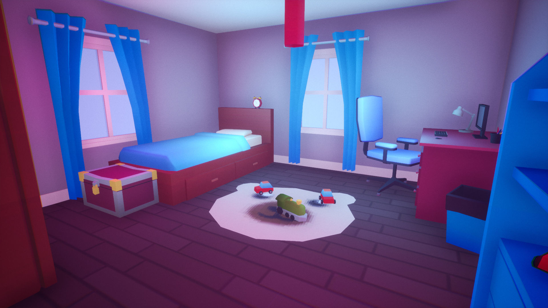Free Low Poly House Interior free VR / AR / low-poly 3D model | CGTrader