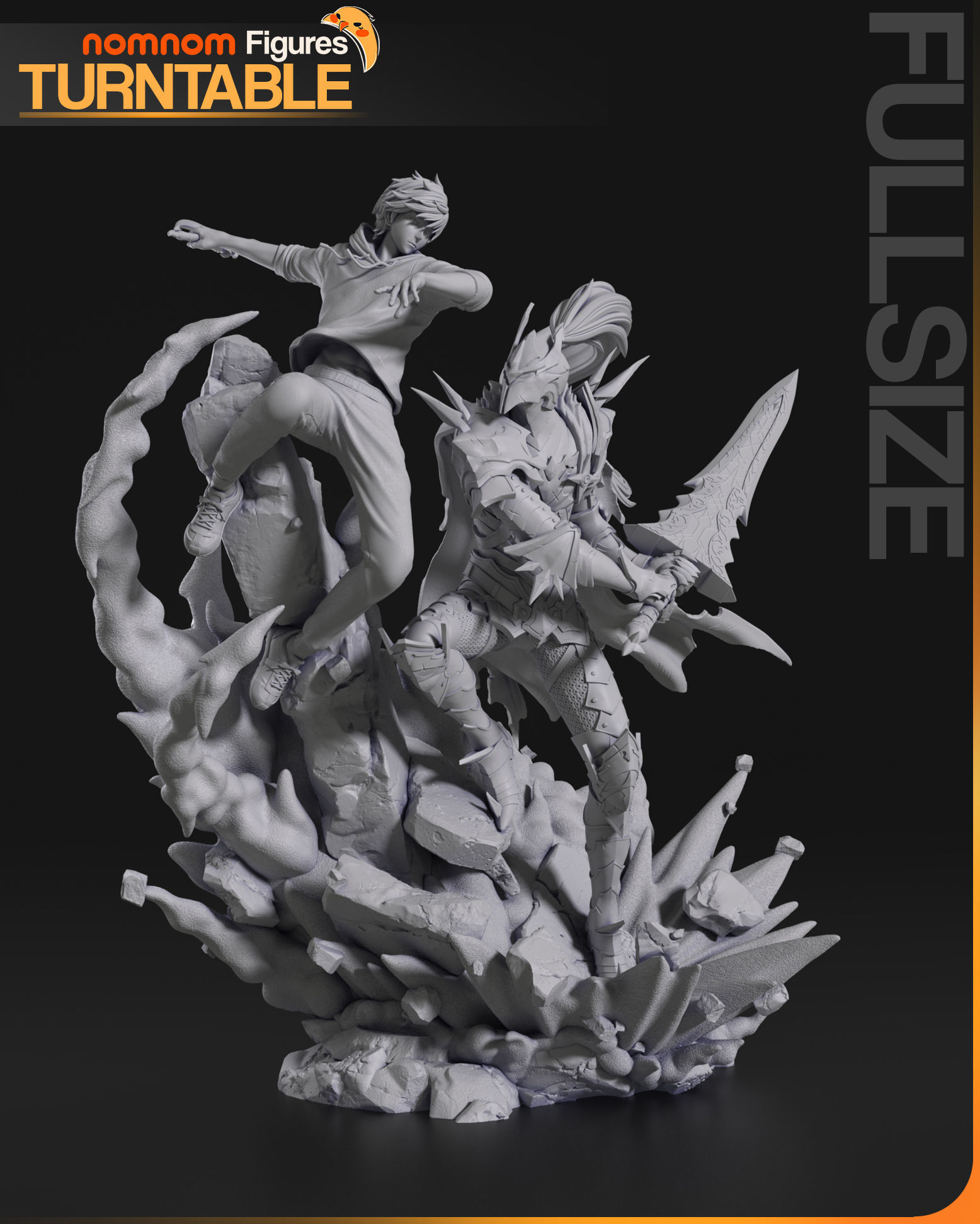 Sung Jin Woo from Solo Leveling 3D model 3D printable | CGTrader