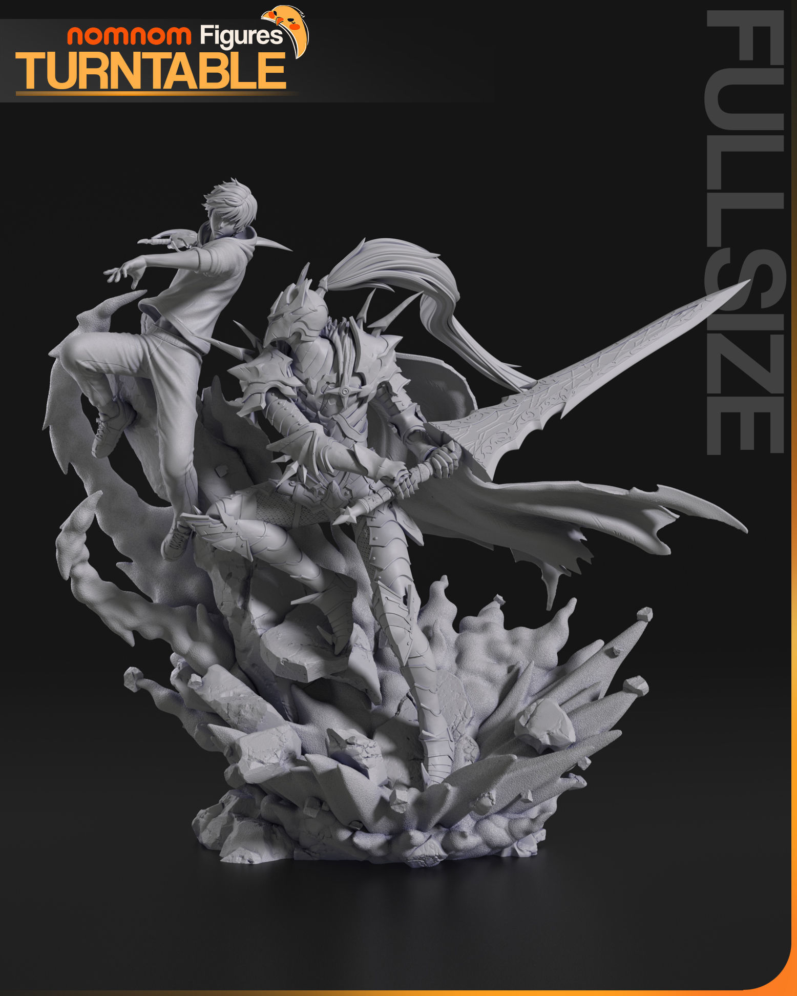 Sung Jin Woo from Solo Leveling 3D model 3D printable | CGTrader