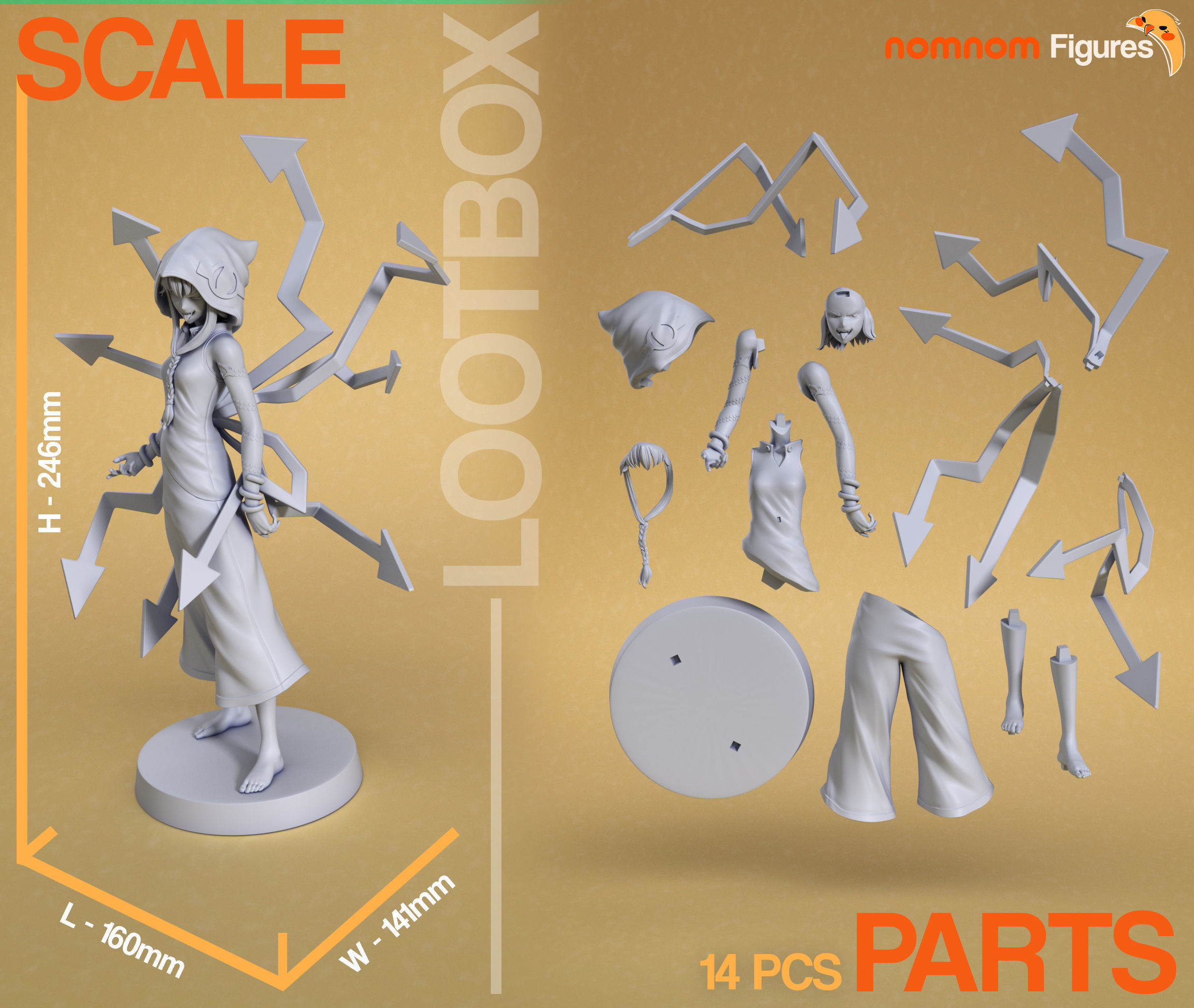Medusa Gorgon From Soul Eater 3d Model 3d Printable Cgtrader 6470