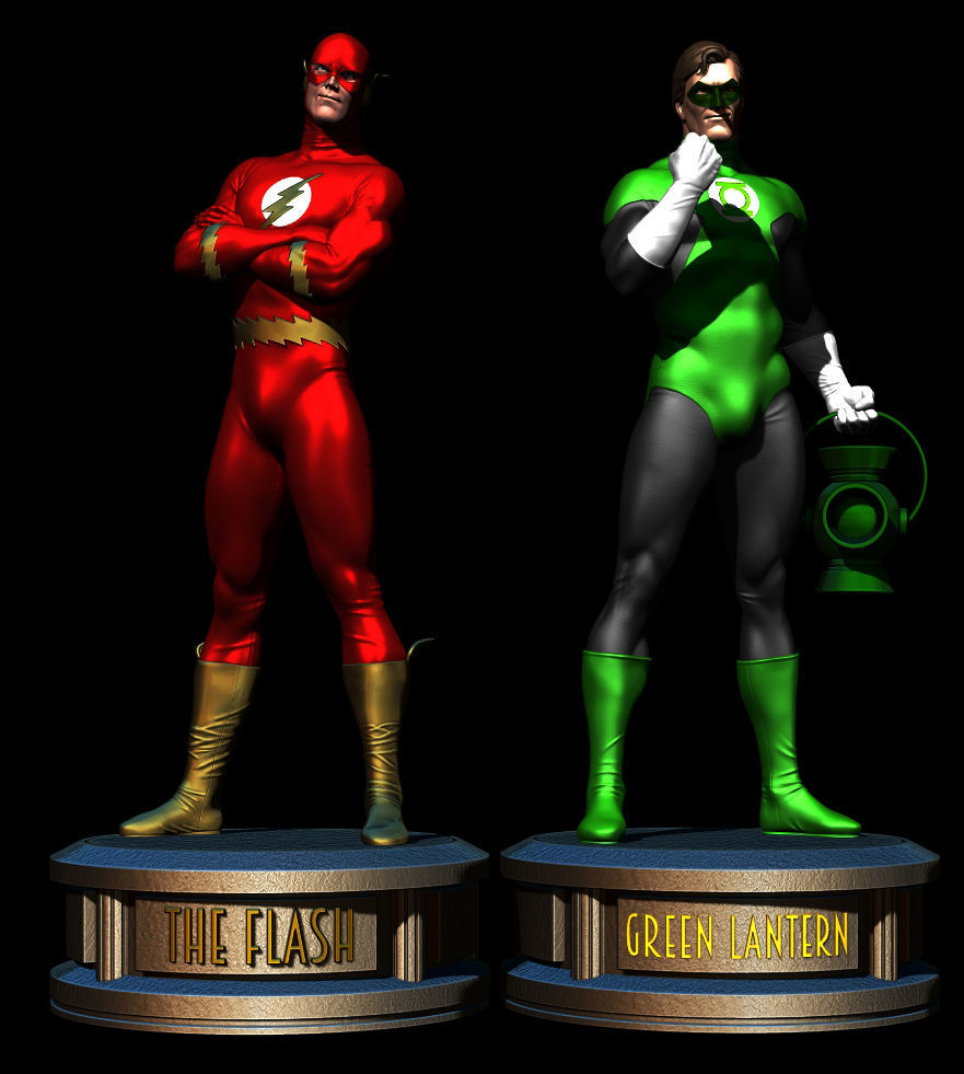 The Flash - Alex Ross Style 3D model 3D printable | CGTrader