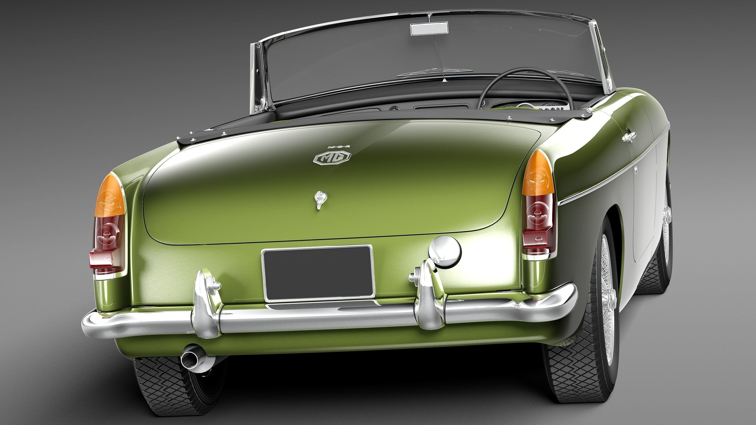 MG MGB 1962-1980 3D model | CGTrader