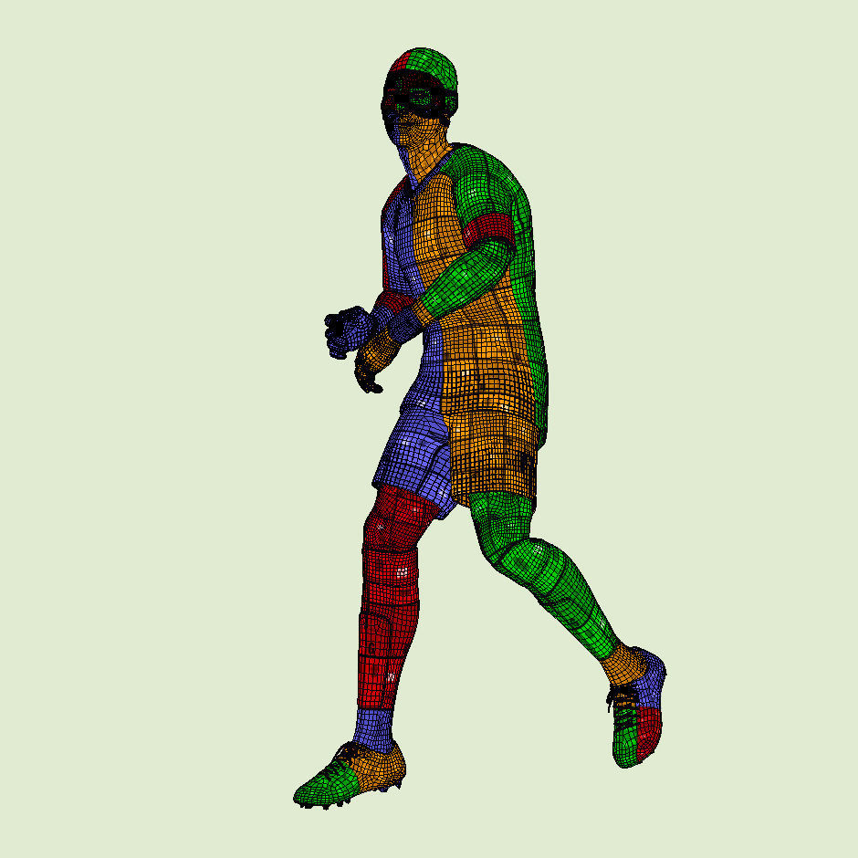 Kylian Mbappe Euro 2024 dancing 3D model animated rigged | CGTrader