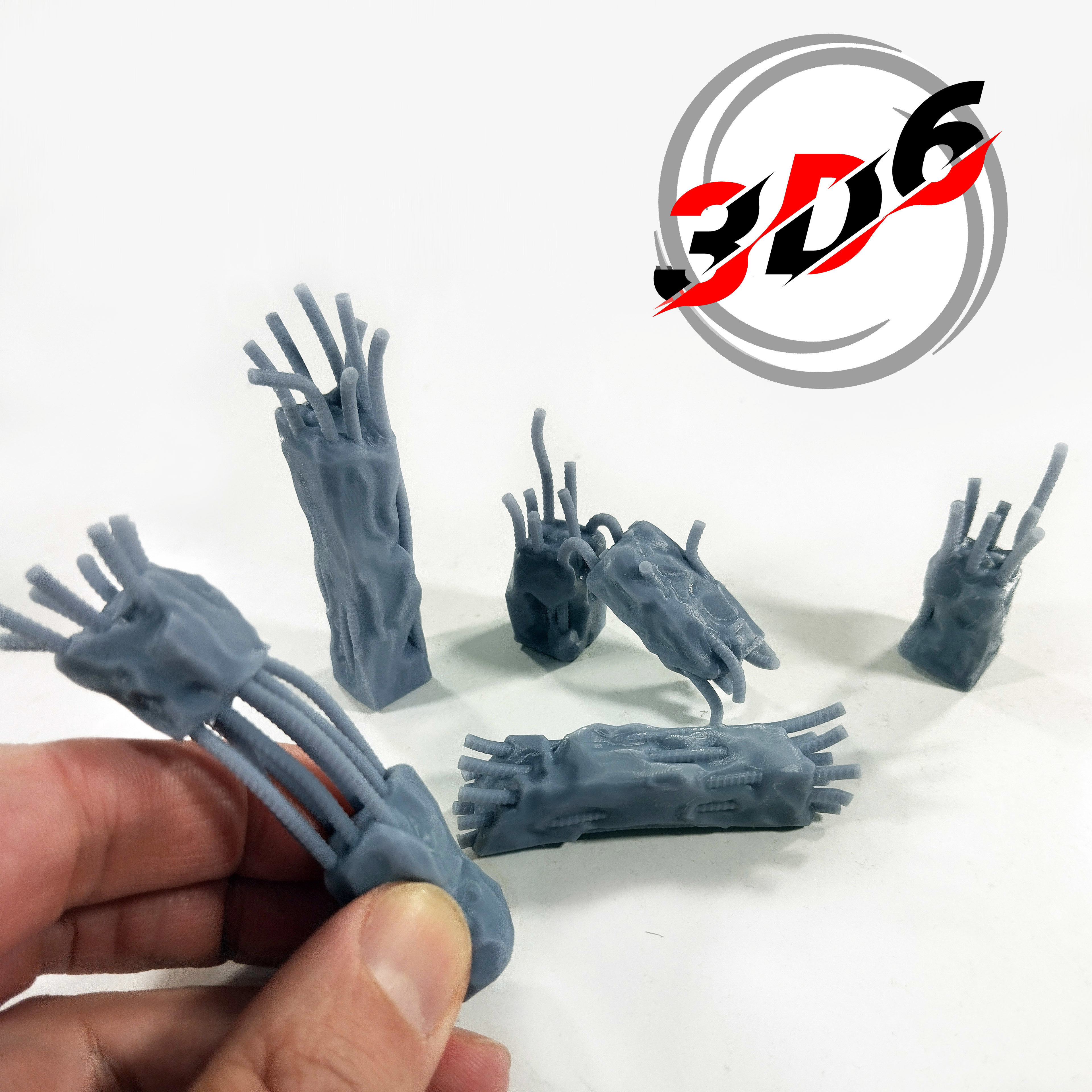 Damaged Concrete Column Metal Armature Scatter Terrain Warhammer free ...