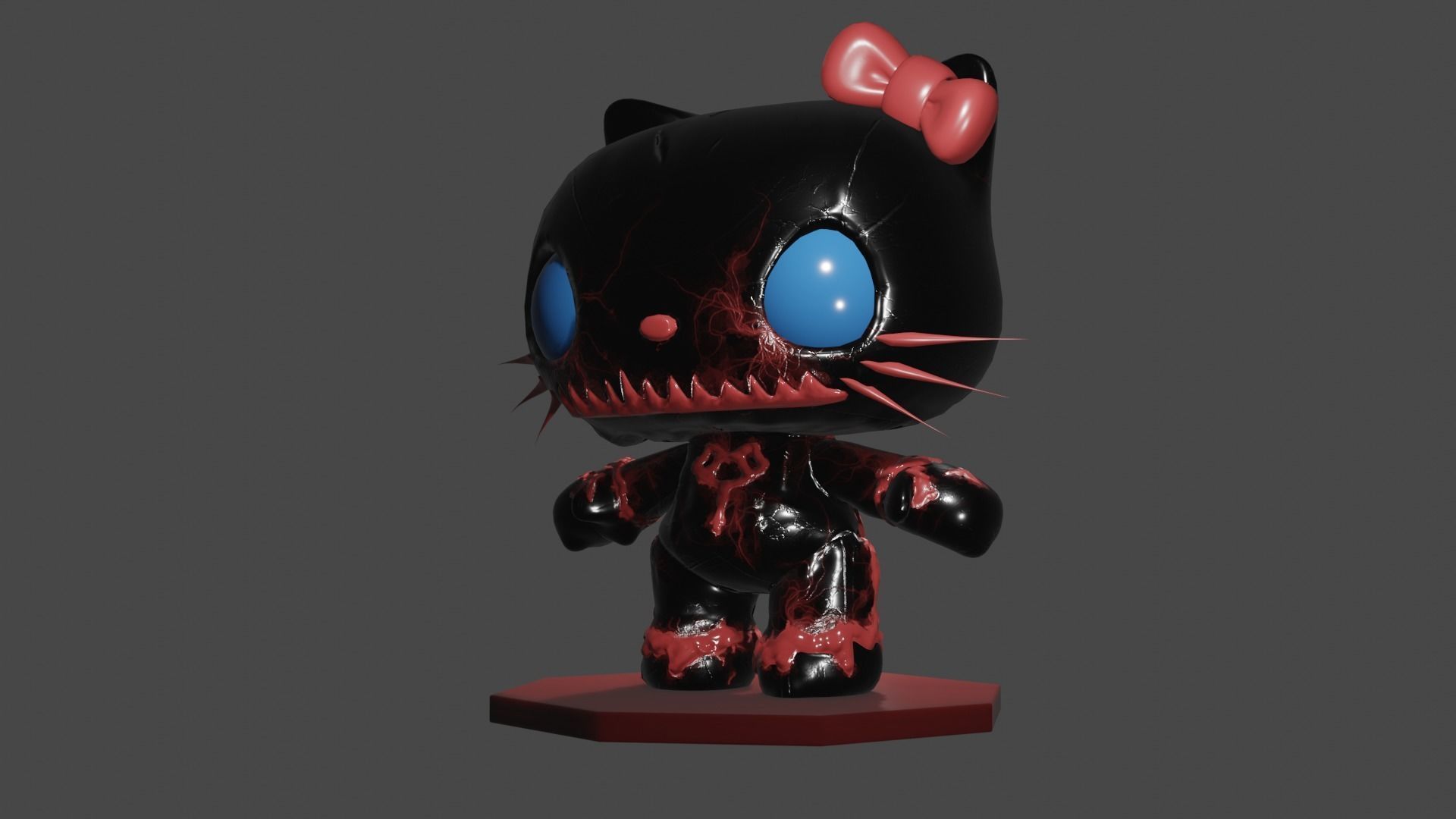 Hello Kitty Dark Version 3D model | CGTrader