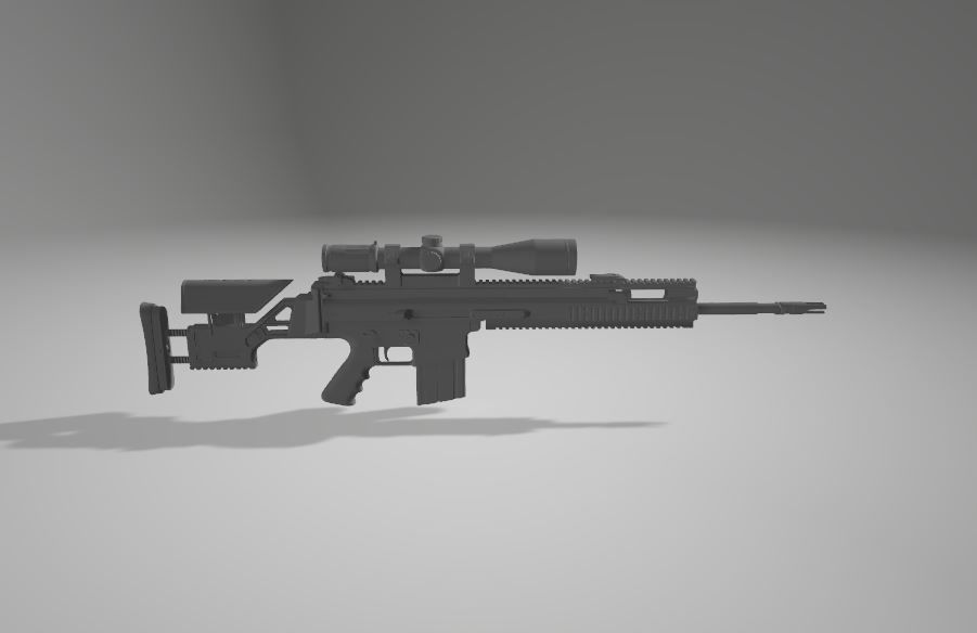 SCAR20-CS2-CounterStrike2 3D Model free 3D model | CGTrader
