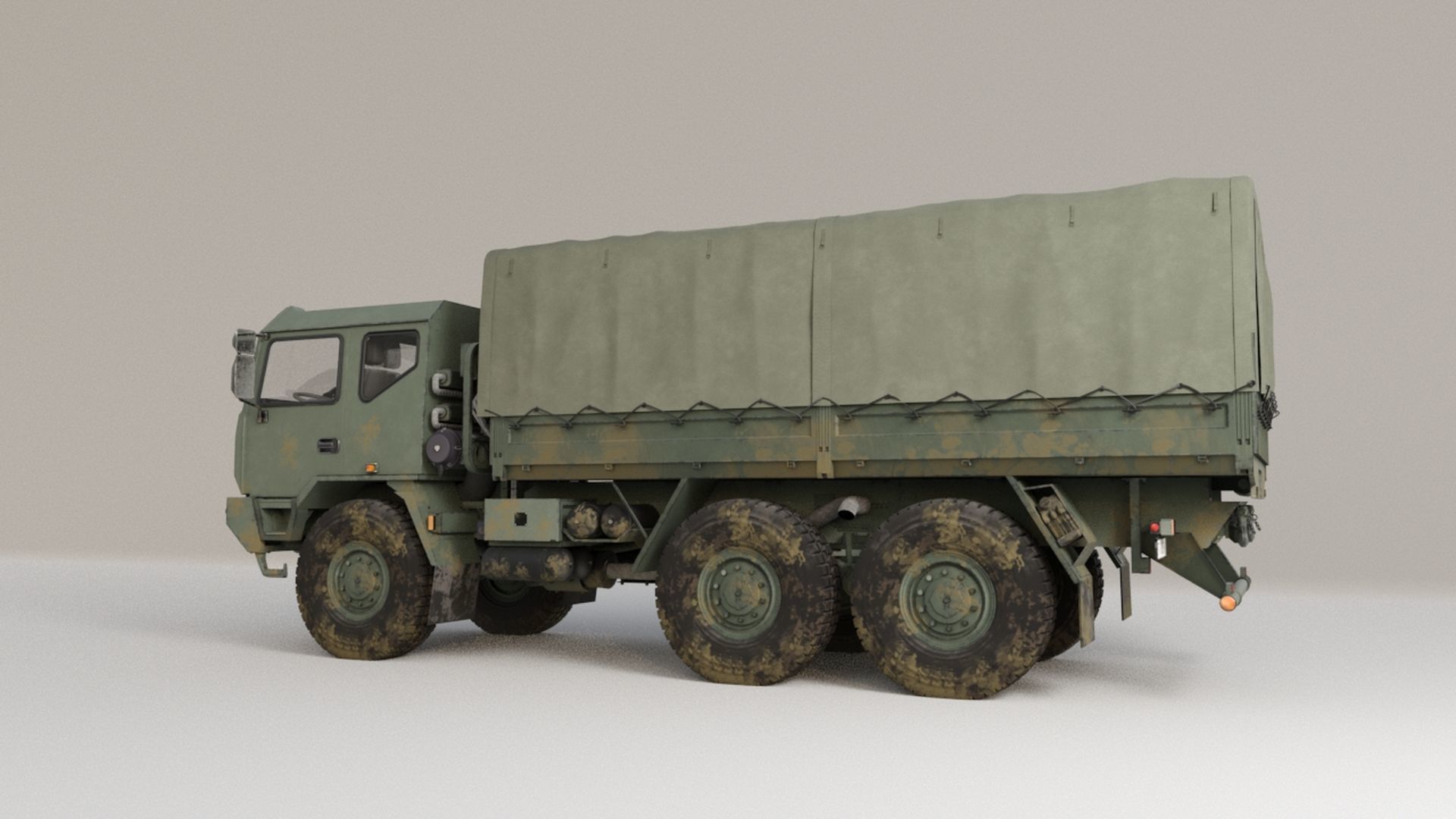 Military Truck Iveco 250M 3D model rigged | CGTrader