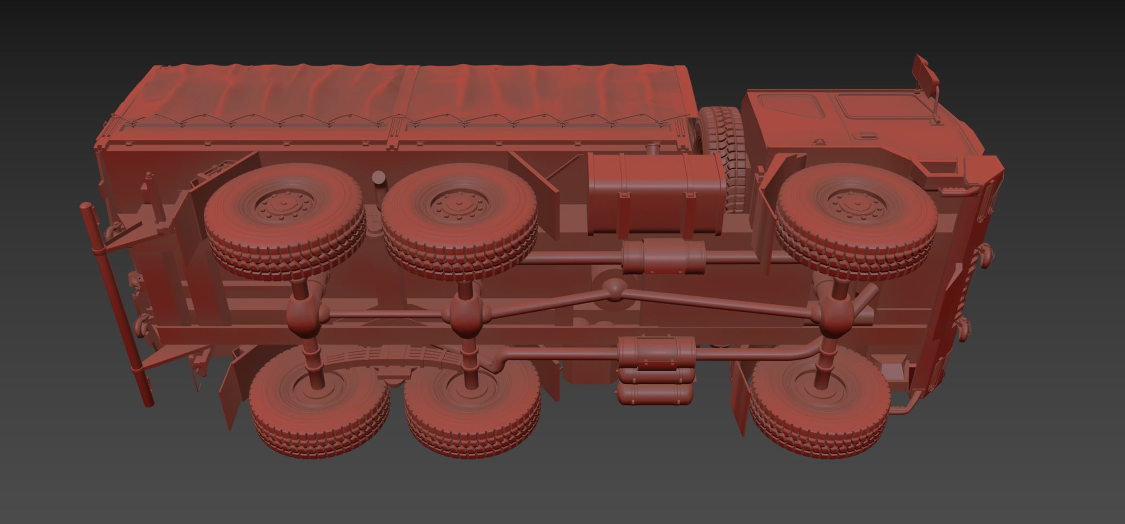 Military Truck Iveco 250M 3D model rigged | CGTrader