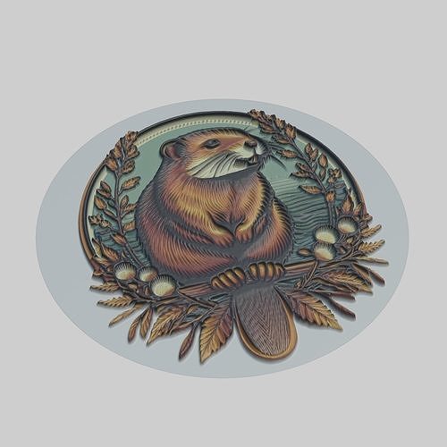Muskrat Animal 3D model 3D printable | CGTrader