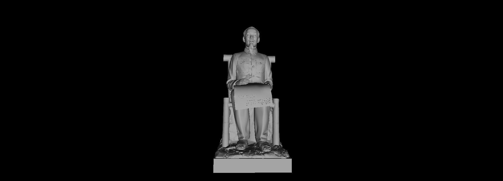 Uncle Ho free 3D model 3D printable | CGTrader