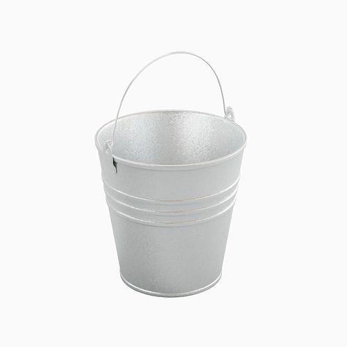 Iron Powder Coated Steel Bucket 3D model | CGTrader