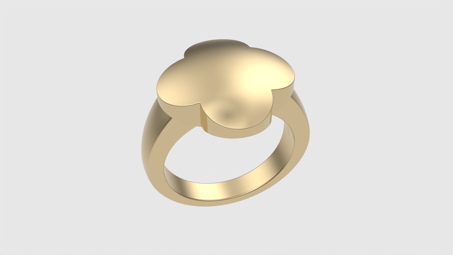Four-Leaf Clover Statement Ring JDBCo free 3D model 3D printable | CGTrader