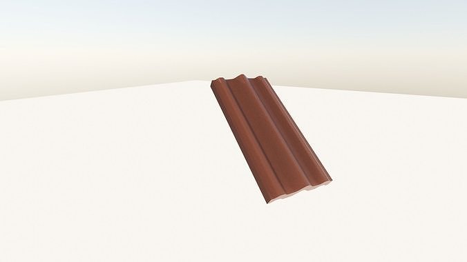 roof tile free 3D model | CGTrader