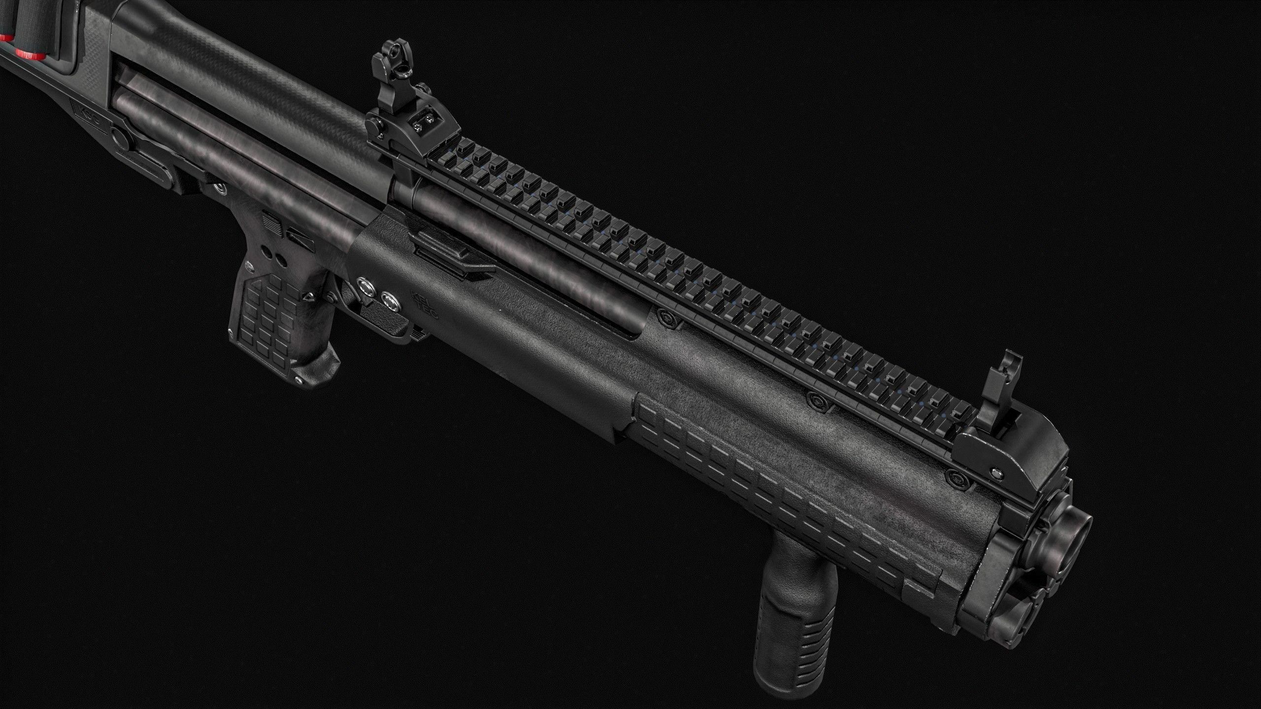 3D model KelTec KSG Shotgun VR / AR / low-poly | CGTrader