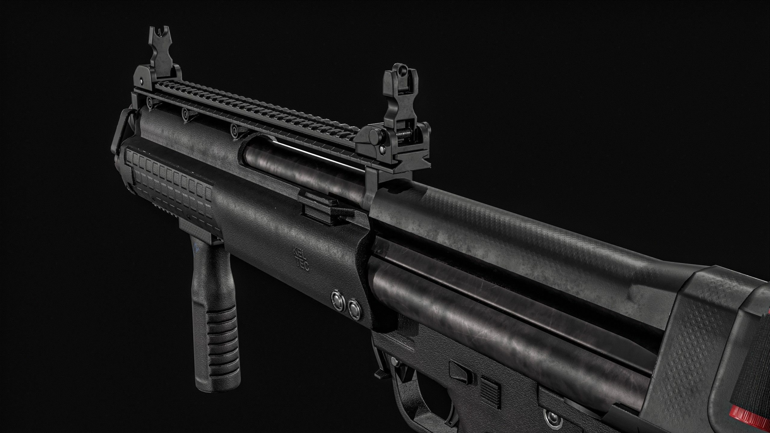 3D model KelTec KSG Shotgun VR / AR / low-poly | CGTrader