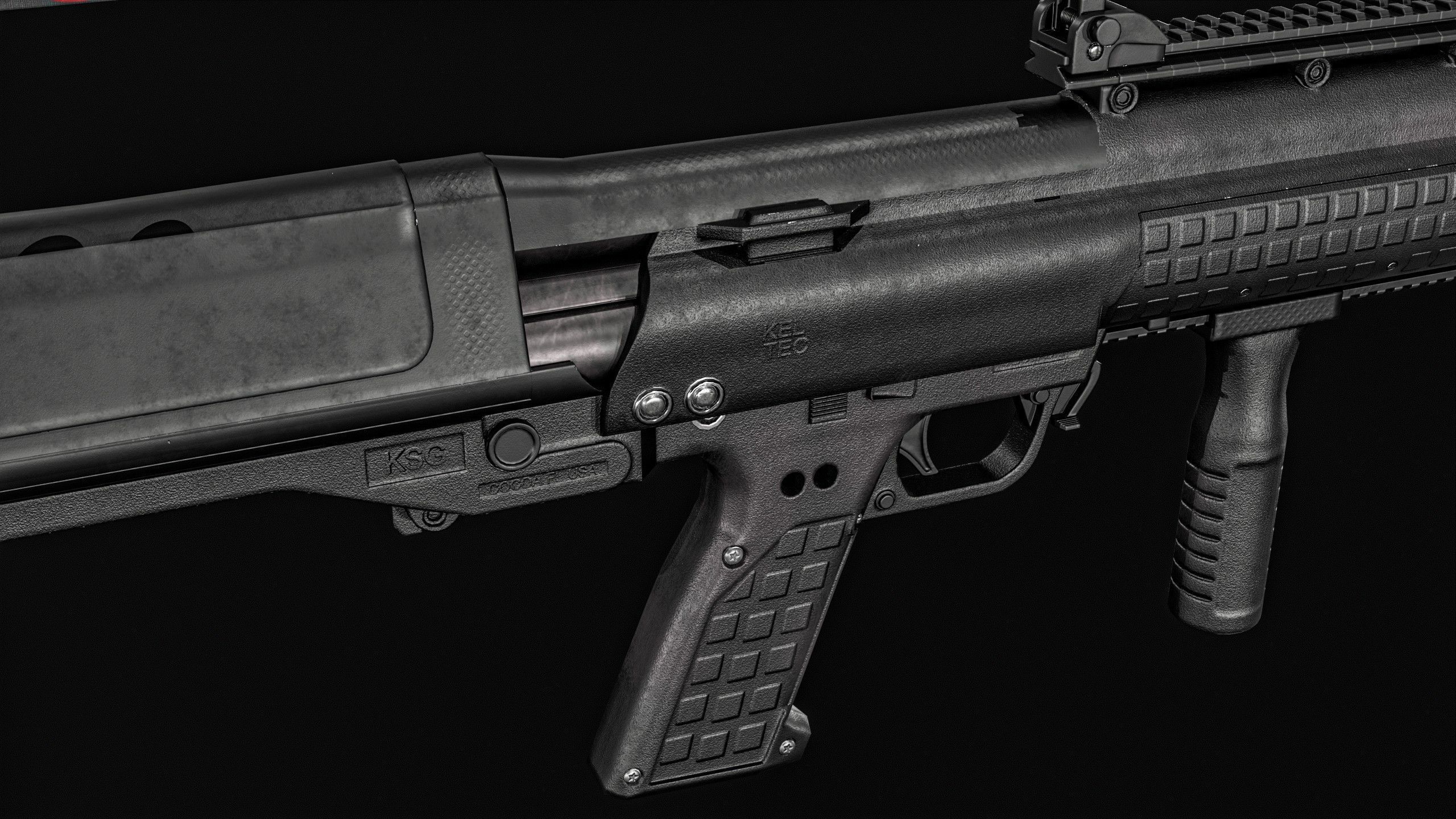 3D model KelTec KSG Shotgun VR / AR / low-poly | CGTrader