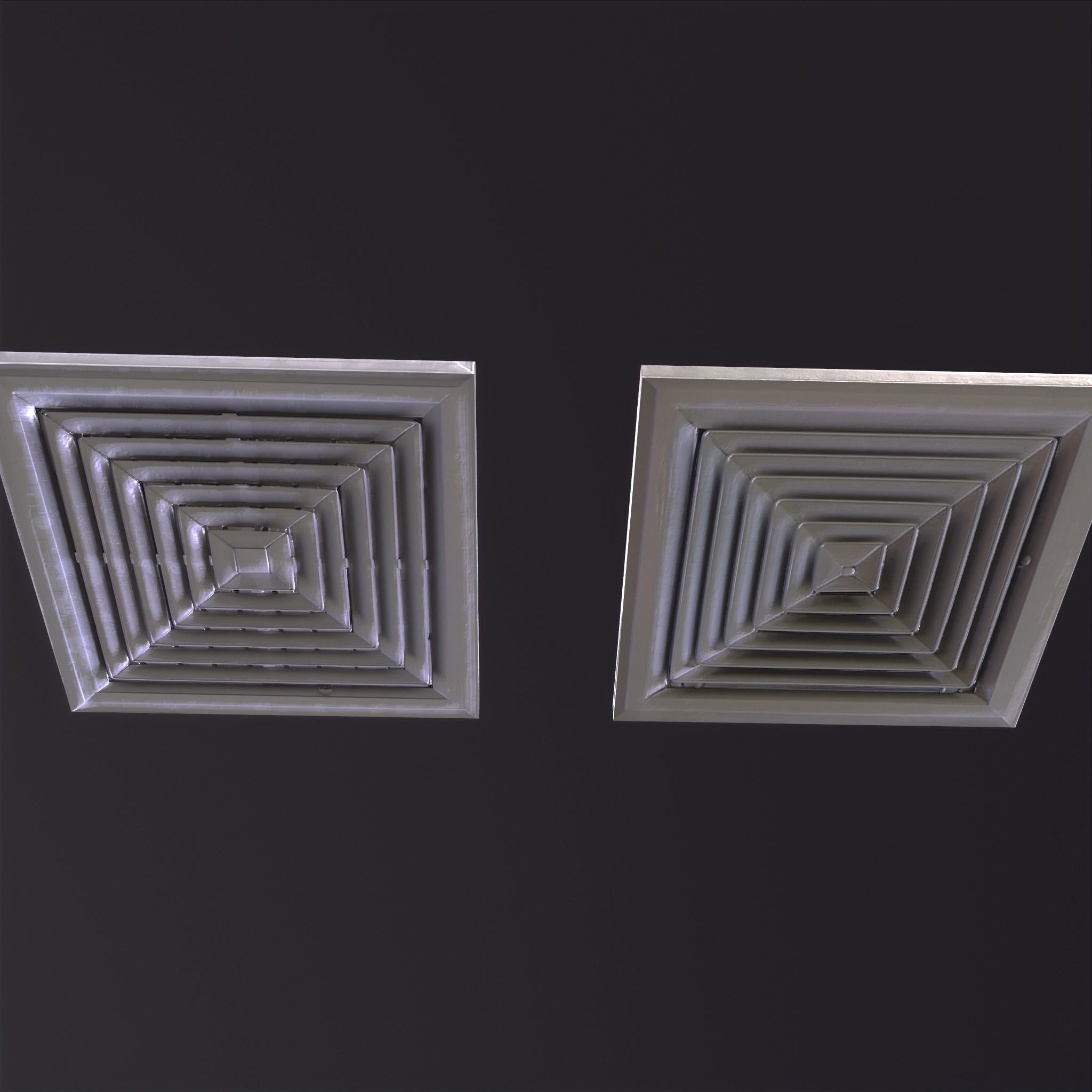3D model AC Duct Vent VR / AR / low-poly | CGTrader