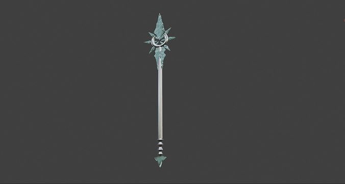 ice spear 3D model | CGTrader