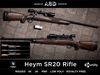 3D model Game Ready Hyem SR20 Bolt Action Rifle PBR Rigged VR / AR ...