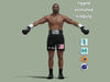 T-Pose Rigged Mike Tyson 3D model animated rigged | CGTrader