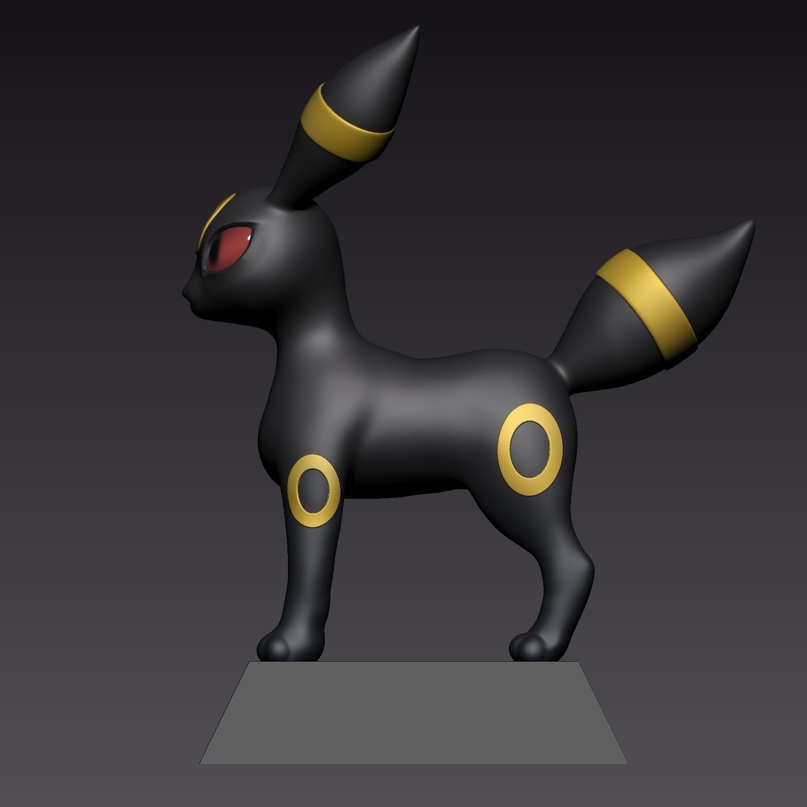 Umbreon free 3D model 3D printable | CGTrader