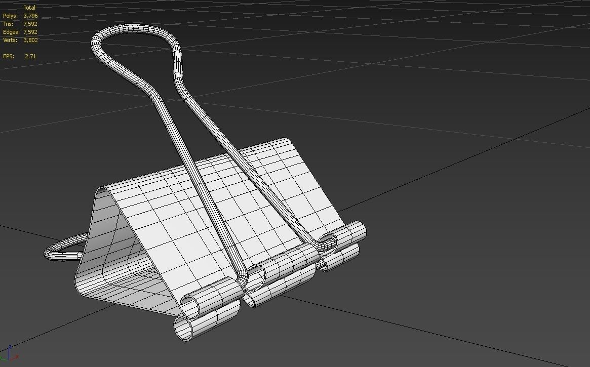 3D model Binder Clips M01 VR / AR / low-poly | CGTrader