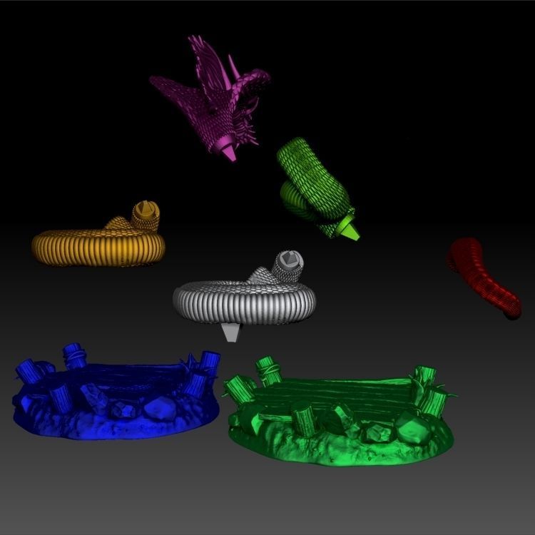 Heroes 3 Haspid 3D model 3D printable | CGTrader