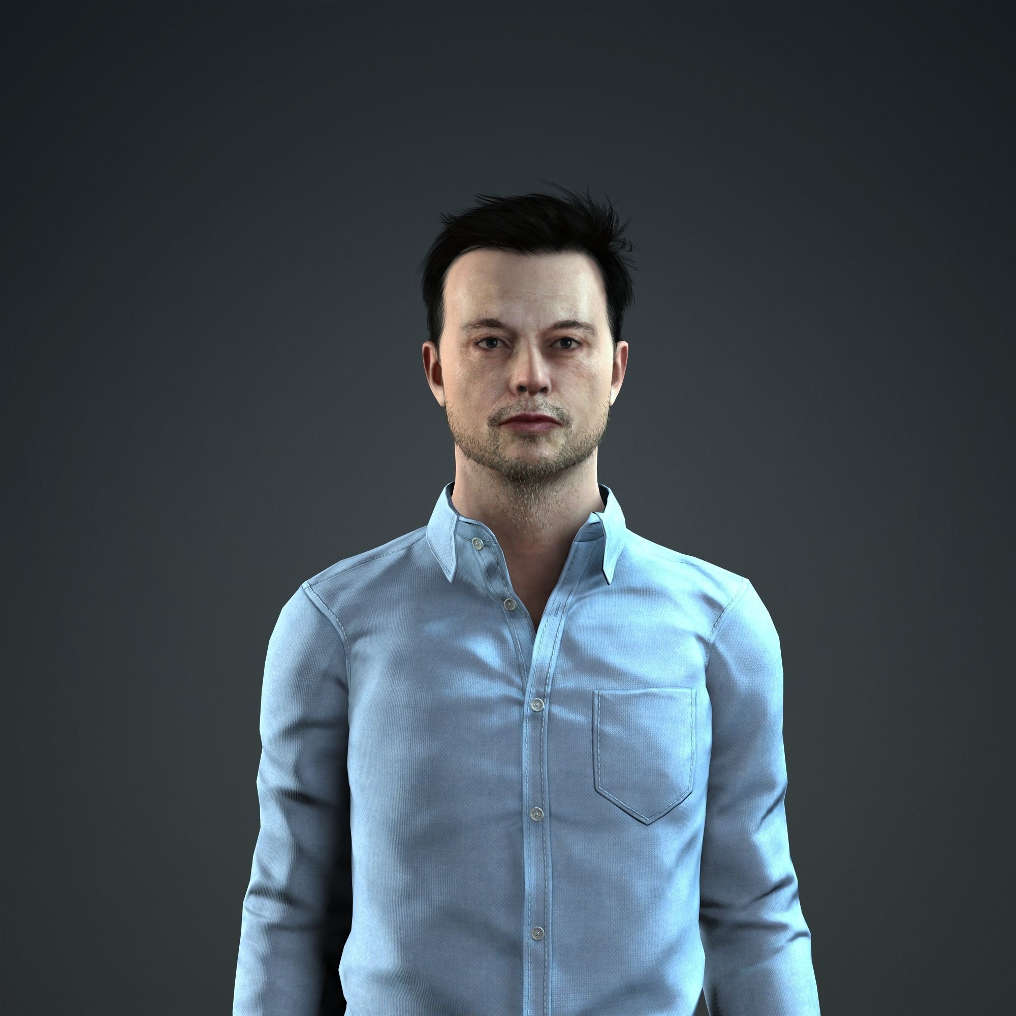 3D model Elon Musk 3D Model - Hyper Realistic VR / AR / low-poly | CGTrader
